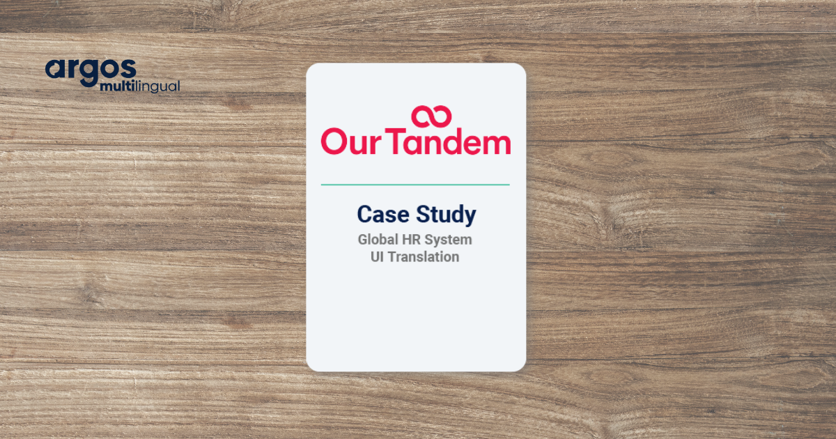 Global HR System UI Translation - Case Study